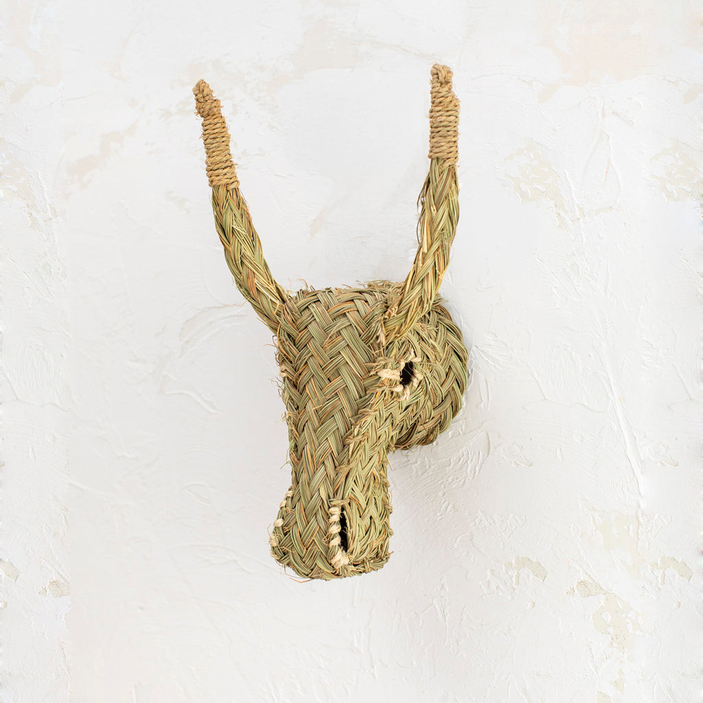 Cabeza Burrito Mediana - Animales de Esparto - Real Fábrica – REAL FABRICA