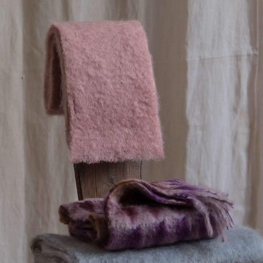 Foulard Mohair Rosa – REAL FABRICA